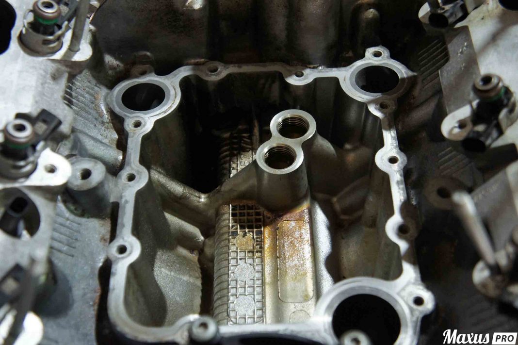 Замена масляного отделителя, установка обраных клапанов Audi Q7 3.0 TFSI